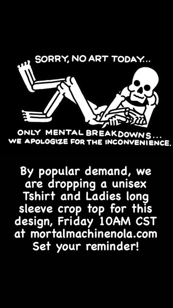 Matt Darling | Mental Breakdowns Merch Drop – Mortal Machine Gallery