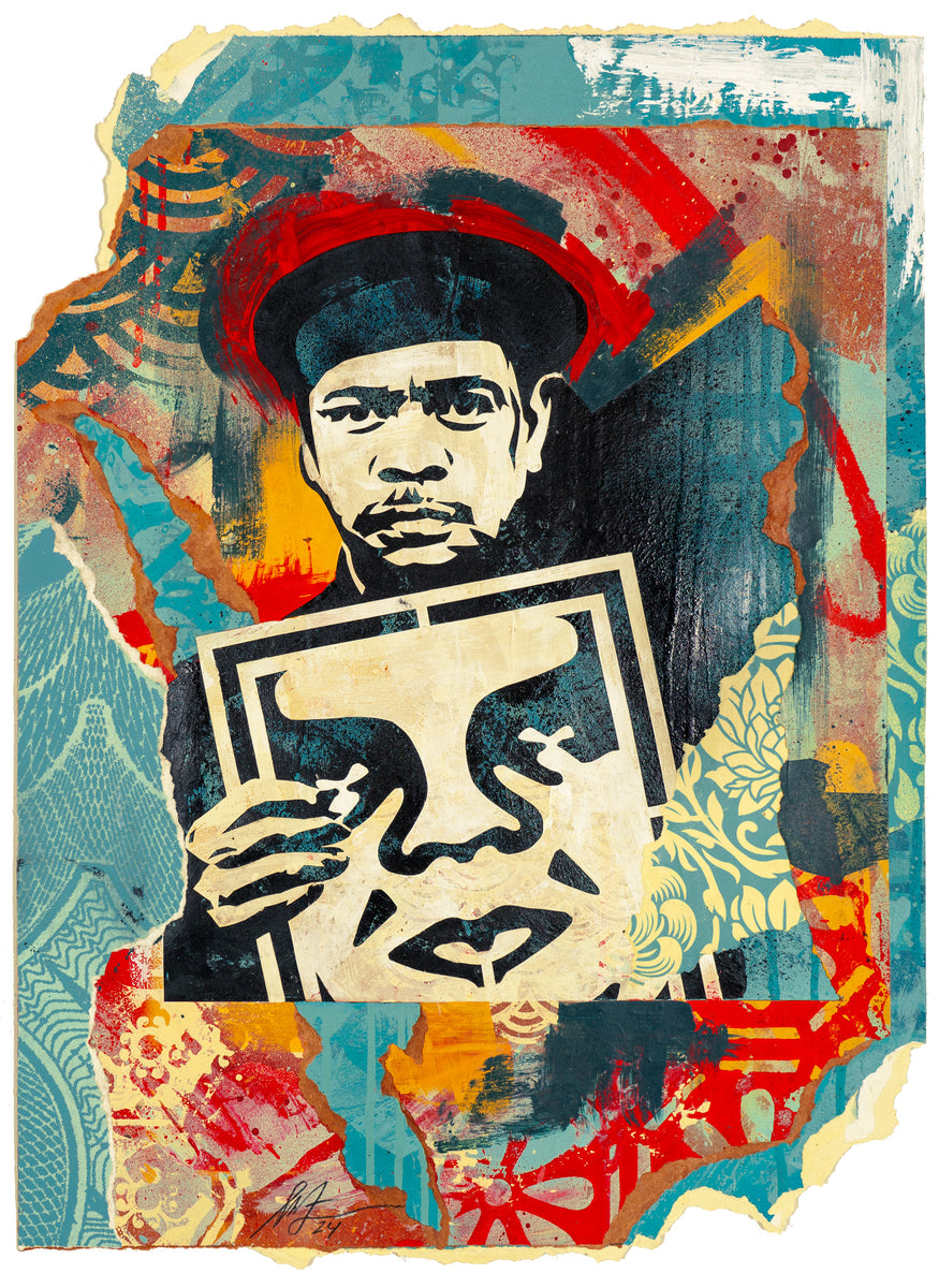 Shepard Fairey | Angry Nubian – Mortal Machine Gallery