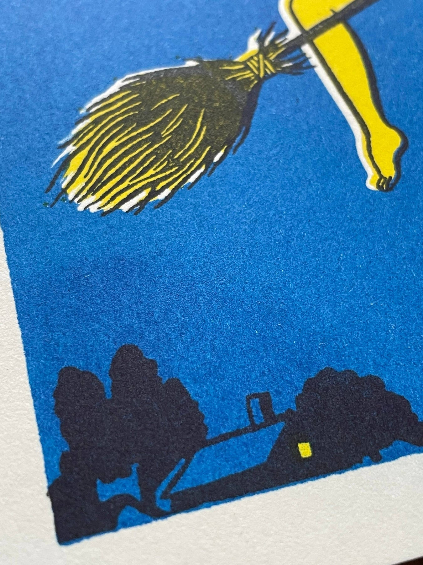 Spellbound Solitude Risograph Print - Witch Stargazing – Mortal Machine ...